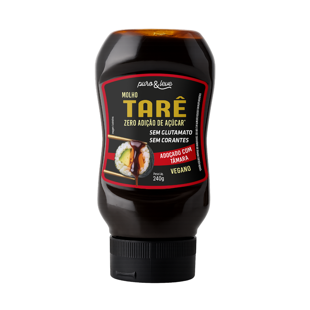 Molho Tarê adoçado com Tâmara – O primeiro do Brasil – Puro e leve